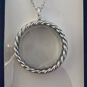 Effy | Jewelry | Effy Locket Pendant Silver Charm Necklace | Poshmark